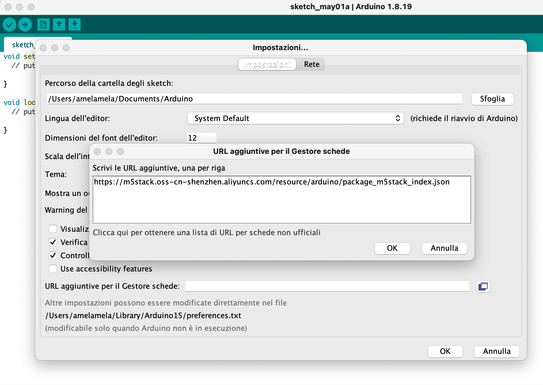 Programmazione scheda con Arduino IDE - Alv67 Maker FAQ